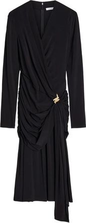 Ferragamo Viscose Dress With Gathered Waist