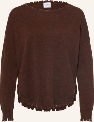 Kujten Kujten Cashmere-Pullover Melah braun