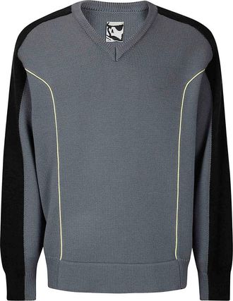 GR10K U-Boot-Pullover - Grau