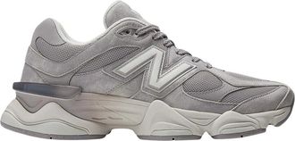 New Balance Femme, Chaussures, Gris, Taille: 38 1/2 EU 9060 Mesh and Suede Baskets