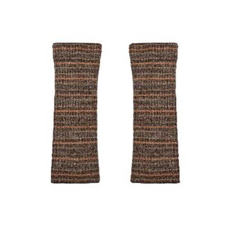 Generic Gu&ecirc;Tres Gu&ecirc;tres vintage en maille m&eacute;lang&eacute;e for femmes, chaussettes souples &agrave; rayures d&eacute;grad&eacute;es, style superposition tendance(Color 2)