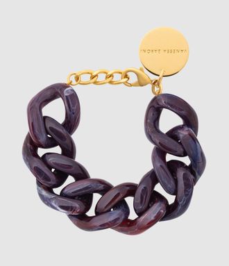 Vanessa Baroni Bracelet Great Aubergine Marble