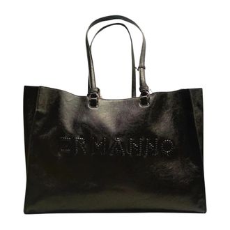 Ermanno Scervino Gro&szlig;e Tote Bag Barbara Logo - - Bags - Damen - Schwarzk - ONE SIZE