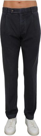 Berwick 1707 Homme, Pantalons, Bleu, Taille: XL Retrolong Pantalons