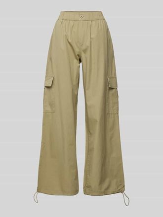 QS by s.Oliver Baggy Fit Cargohose mit elastischem Bund