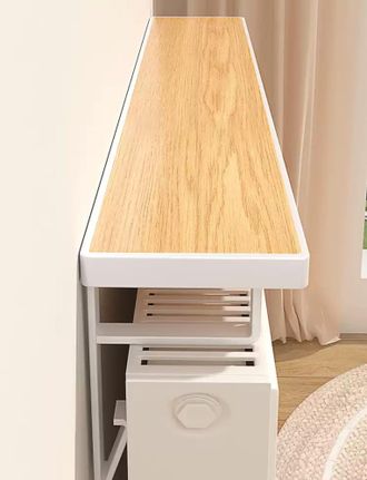 Generic Heizk&ouml;rper-Abdeckregal for Zuhause, schwebendes Heizk&ouml;rperregal aus Holz ohne Bohren, 40/50/60 cm &uuml;ber dem Heizk&ouml;rper-W&auml;rmeregal zur Aufbewahrung und 