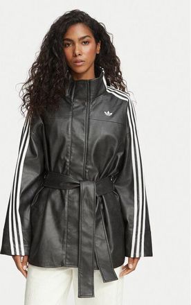 adidas &Uuml;bergangsjacke Adilenium Season 6 Pleather LH1945 Schwarz Regular Fit