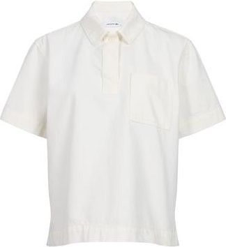 Lacoste Polo oversize &agrave; logo brod&eacute; en coton