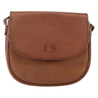 Burberry Sac bandouli&egrave;re vintage en cuir Pre-owned - Femme - Pre-owned - Brun - Taille: ONE Size