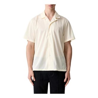 Filling Pieces Chemise Resort en maille - Homme - Chemises - Beige - Taille: XL