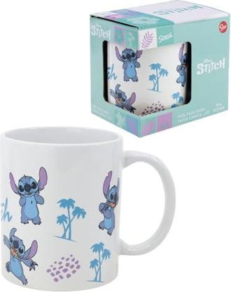 Cartoon Tasse en céramique Stitch Disney modèle Mug 325 ml petit déjeuner tasse pour enfants