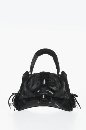 Balenciaga Tasche Aus Mesh Mit Monogramm Balenciaga
