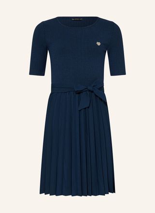 Guess Kleid Im Materialmix blau