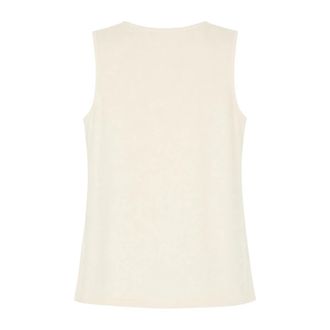 Fabiana Filippi Geripptes Baumwoll-Tanktop - - Tops - Damen - Wei&szlig; - XS