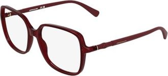 Longchamp LO2802 601 Lunettes pour femme Transparent Bordeaux 55/16/145