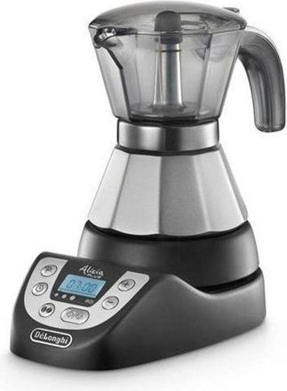 DeLonghi DeLonghi Alicia Plus EMKP 21.B Elektrische Moka-Kaffeemaschine Stahl Automatik