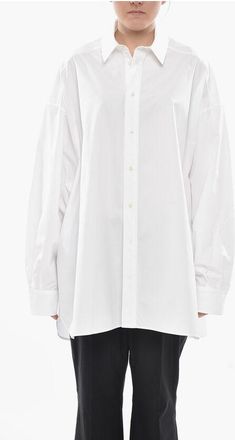 Wardrobe.NYC Lightweight Cotton Oversize Fit Shirt size M