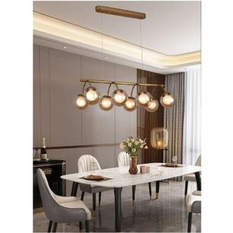 Trade Shop Trade Shop - zusammenfassung 8 in vetro ambra lampada attacco G9 A04-8