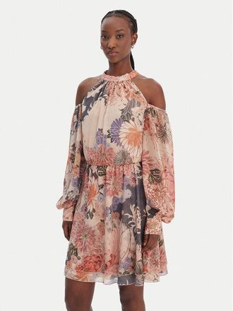 Guess Coctailkleid W6GK05 W1577 Beige Regular Fit