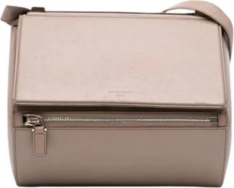 Givenchy Pre-owned Cuir sacs-ports-paule - Femme - Pre-owned - Brun - Taille: ONE Size