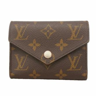 Louis Vuitton unisex, Pre-owned, Brun, Taille: ONE Size Portefeuille Tri-fold Pre-owned