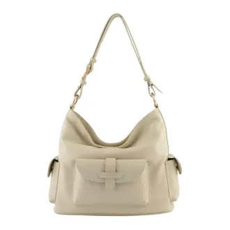 Pourchet Femme, Sacs, Beige, Taille: ONE Size Sac Bandouli&egrave;re Reporter