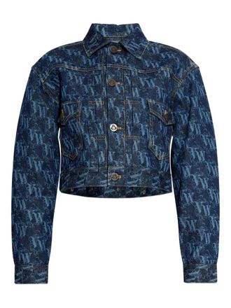 Vivienne Westwood veste boutonnée à motif - Bleu