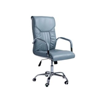 Generic Ergonomischer B&uuml;rostuhl, extra breiter Sitz aus Leder, ergonomischer Computer-Schreibtischstuhl, kann 100 kg tragen, geeignet for das Heimb&uuml;ro(Color3)