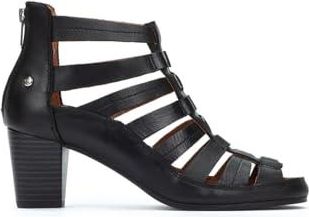 Pikolinos Sandales &agrave; Talon en Cuir ALMENARA pour Femme Color Black
