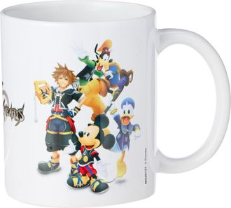 Disney Kingdom Hearts Group 11oz/315ml Kaffeetassen, Mehrfarbig