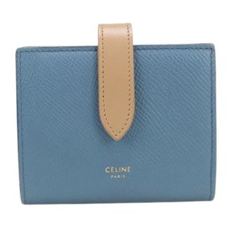 Celine Portefeuille Bi-fold Pre-owned - Femme - Pre-owned - Bleu - Taille: ONE Size