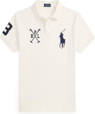 Ralph Lauren Poloshirt mit Big-Pony-Aufnäher, Custom Slim Fit in