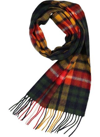 Ascot Herren Schals rot,multicolor Woll-Stoff