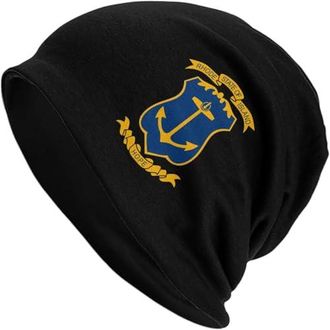 Generic Bonnet Docker Drapeau du Nevada Stretchy Beanie Tricoté Doux Chapeau pour Ski Sports À Pied