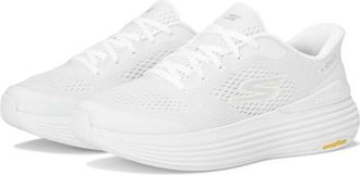 Skechers Femme Max Cushioning Suspension Chrone Basket, White Synthetic/Trim, 40 EU