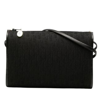 Dior Sac bandouli&egrave;re en toile Pre-owned - Femme - Pre-owned - Noir - Taille: ONE Size