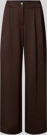 More & More Regular Fit Hose mit Bundfalten