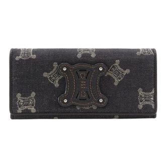 Celine Pre-owned Long wallet (bi-fold) - - Pre-owned - Damen - Schwarzk - ONE SIZE