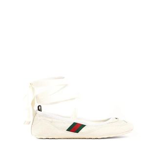 Gucci Ballerina Shift - - Shoes - Damen - Wei&szlig; - 37 EU
