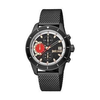 Just Cavalli Homme, Accessoires, Noir, Taille: ONE Size Montre analogique multifonction