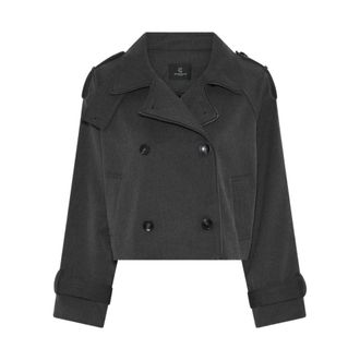 Bruuns Bazaar OncocaBBShort Trenchcoat - - Coats - Damen - Grau - M