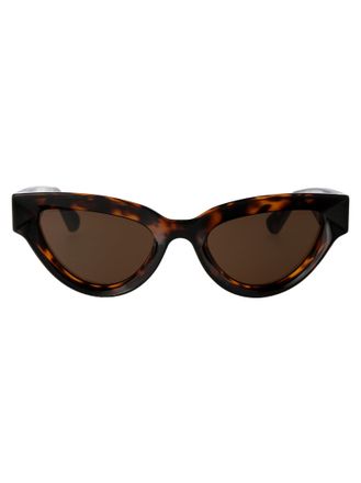 Bottega Veneta BV1249S Cat-Eye Tortoiseshell Sunglasses - Brown