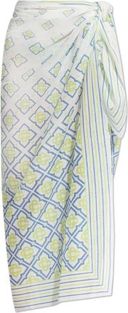 Casablanca Femme, Maillots de bain, Vert, Taille: ONE Size Par&eacute;o Monogramme D&eacute;grad&eacute;