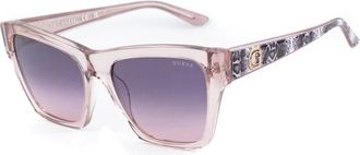 Guess Femme, Accessoires, Beige, Taille: ONE Size Acetate Square Frame Lunettes de soleil
