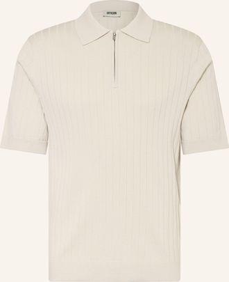 Drykorn Drykorn Strick-Poloshirt Niivan weiss