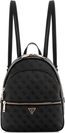 Guess Damen Manhattan Ii Large Rucksack, Kohle-Logo, Einheitsgr&ouml;&szlig;e