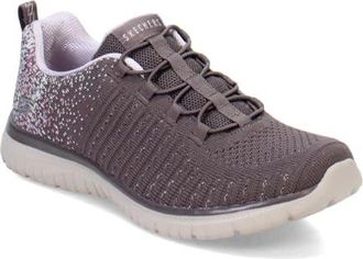Skechers Womens Virtue Sneaker, charbon, 36.5 EU