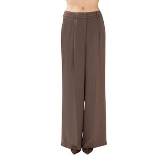PESERICO Wide Hosen - - Trousers - Damen - Braun - L