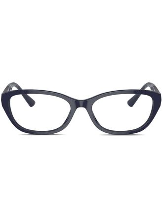 Jimmy Choo Eyewear lunettes de vue &agrave; monture rectangulaire - Bleu