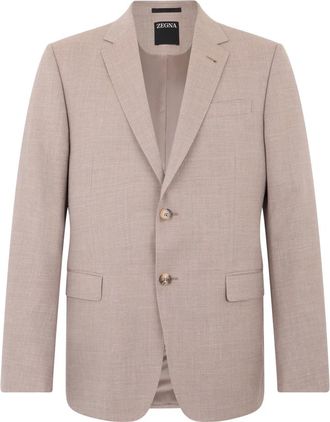 Ermenegildo Zegna Homme, Costumes, Beige, Taille: L Blazer crois&eacute;